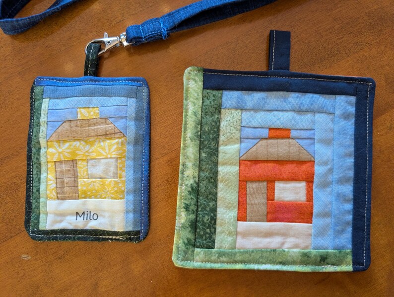 Quilter’s Name Tag Pattern Tutorial | Paper Pieced & Traditional ...