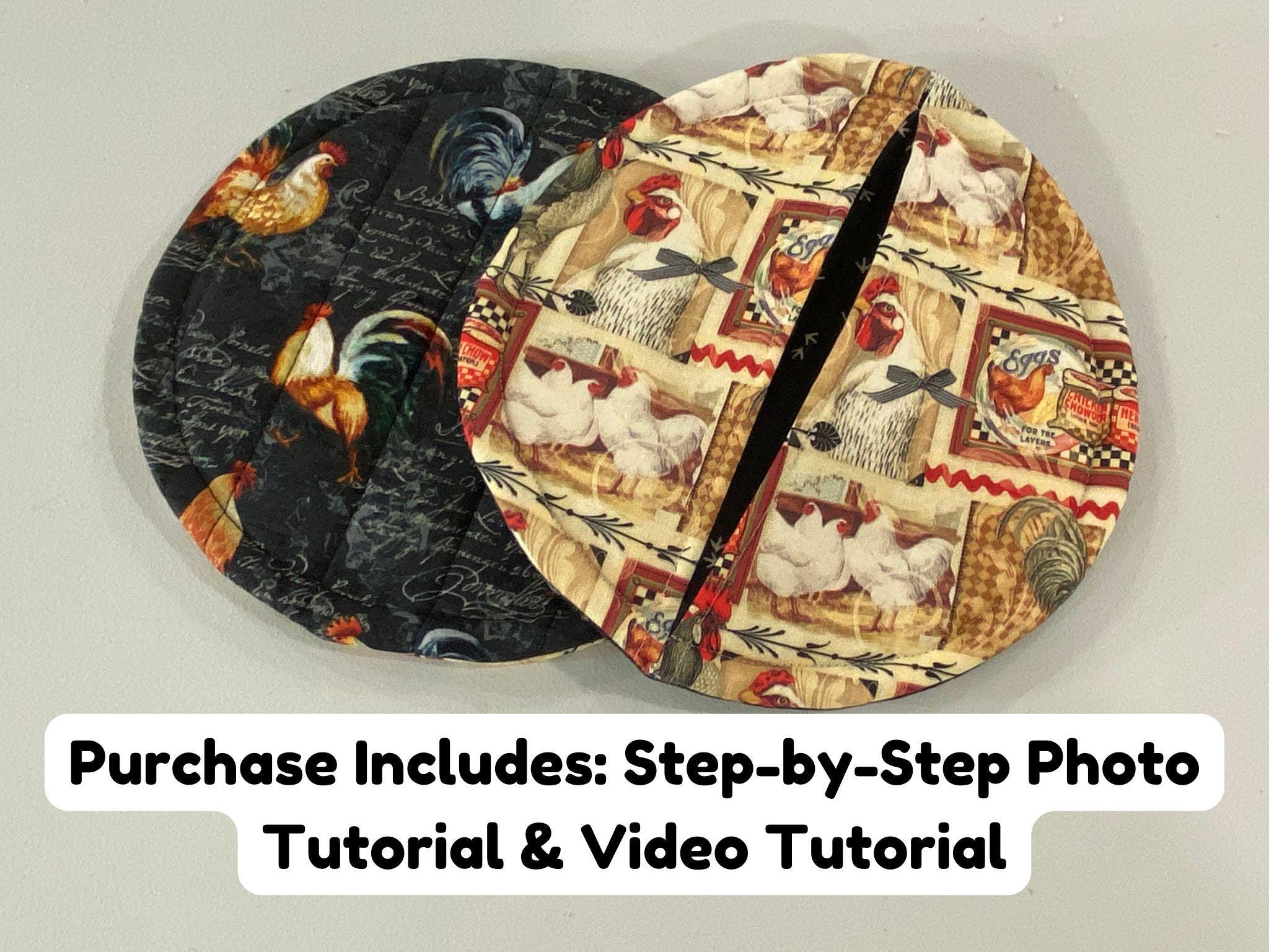 Mini Oven Mitt Sewing Pattern | Pinch Potholder PDF Tutorial | Quick ...