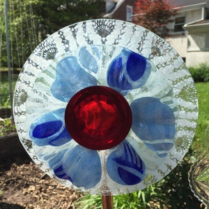 DIY Glass Garden Flowers Tutorial (garden Art) - PDF Download - Etsy