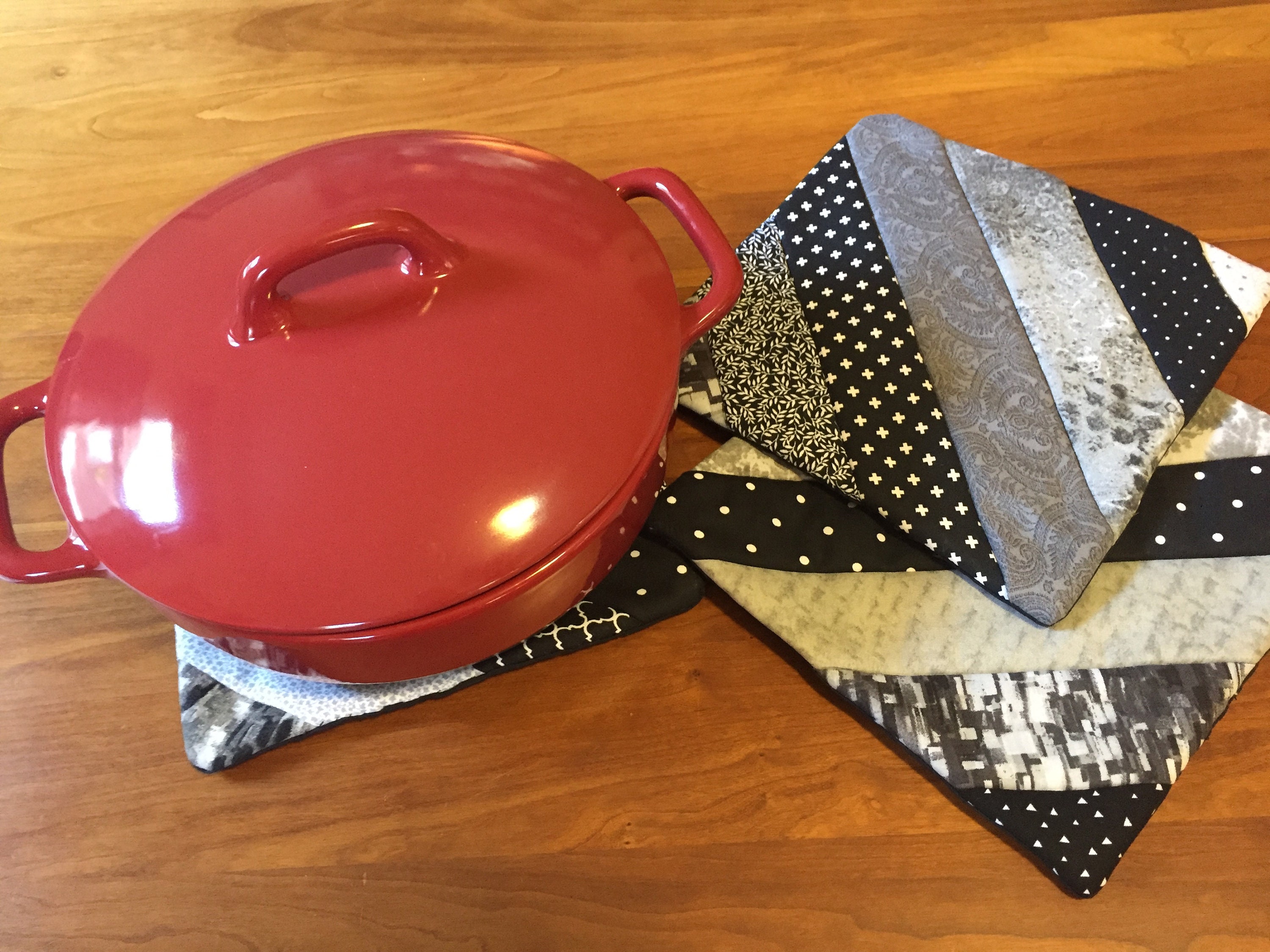 How to Make String Pieced Potholders quilted Potholder PDF - Etsy