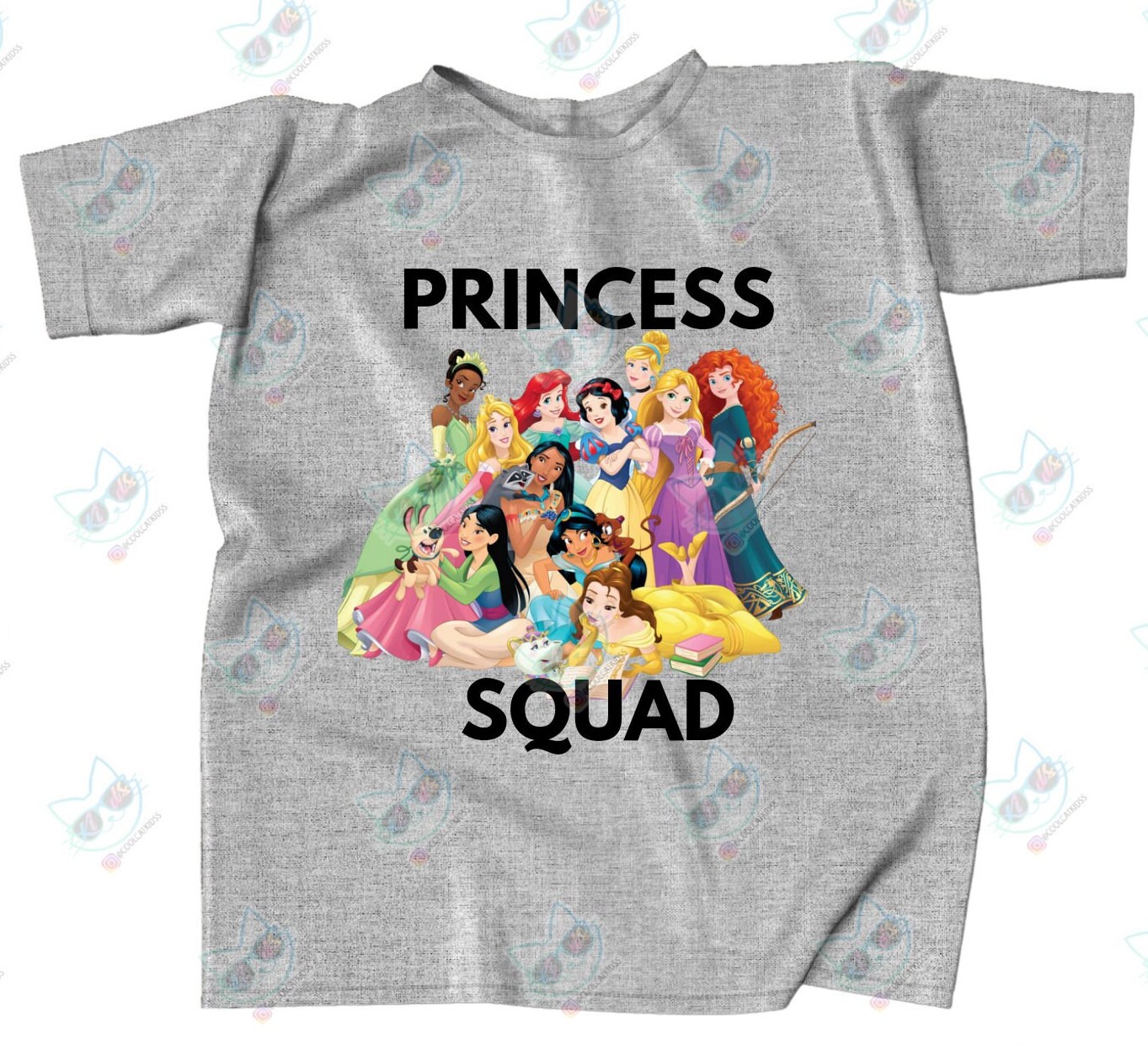 Princess and Princess Squad Birthday PNG/ Digital Download, Instant ...