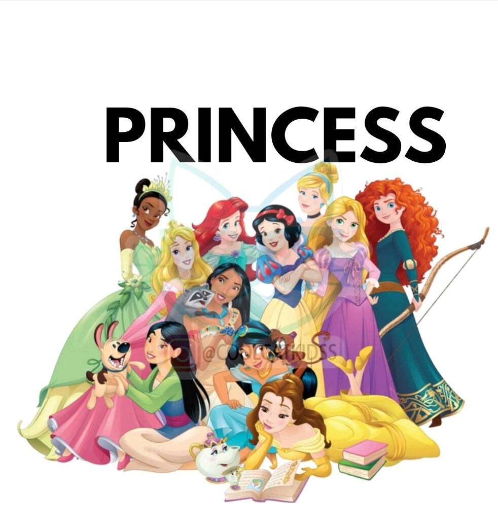 Princess and Princess Squad Birthday PNG/ Digital Download - Etsy