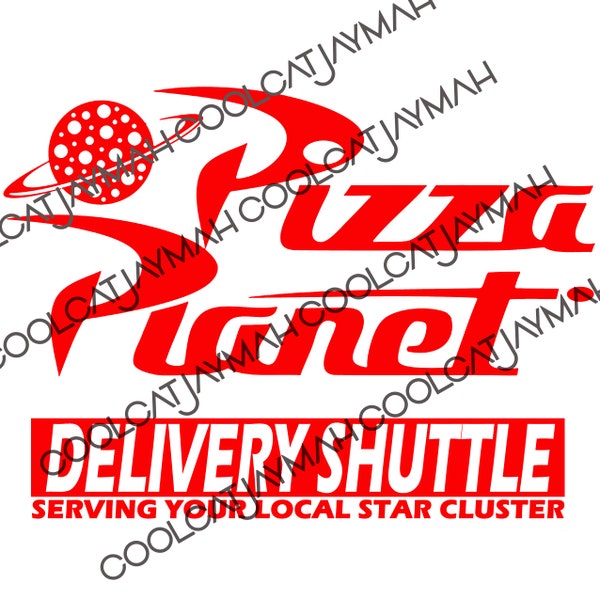 Toy Story Pizza Planet Logo - Etsy
