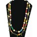 Long Colorful Necklace, Lightweight Colorful Necklace, Unique Necklace ...