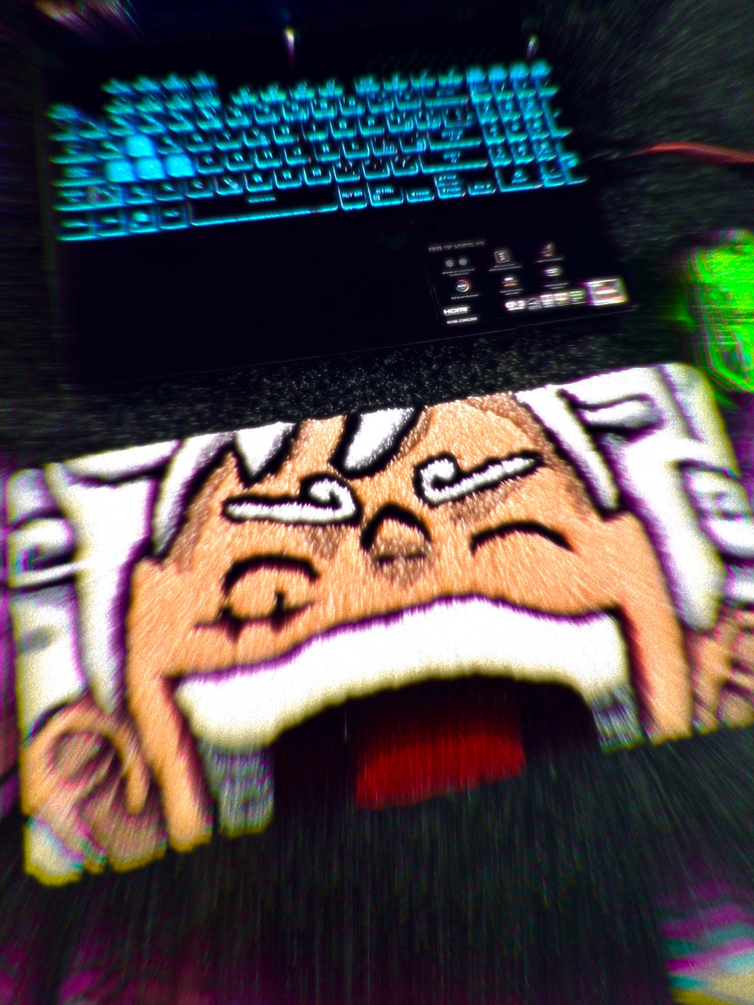 Luffy Gear 5 Keyboard Mat Computer/laptop Mat. One Piece - Etsy