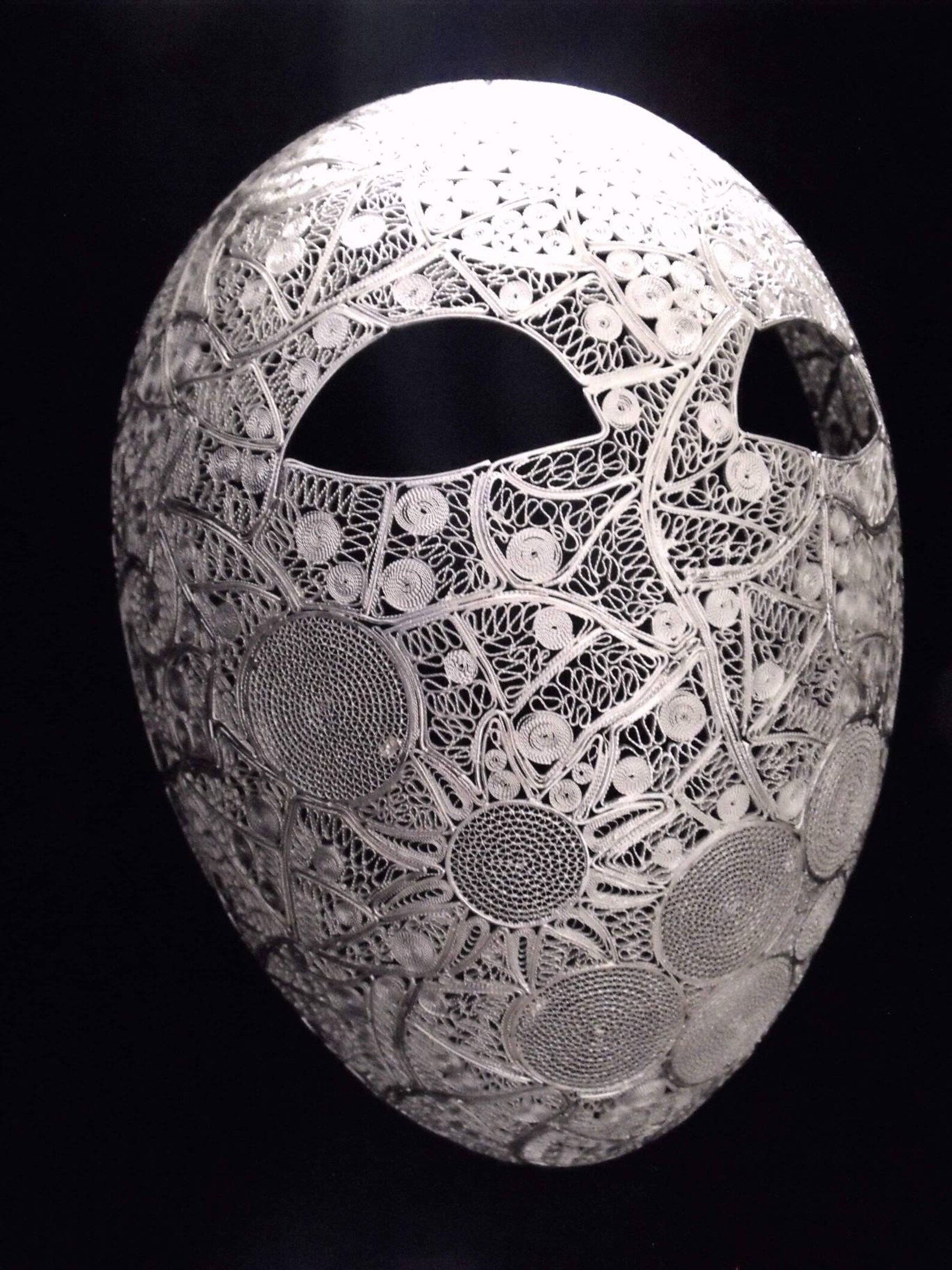 Original Unique Silver 925 Filigree Luxury Featureless Mask - Etsy UK