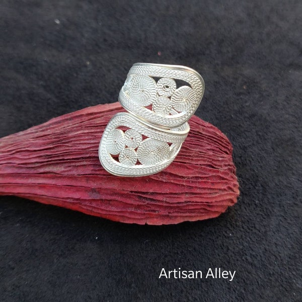 Filigree Wrap Ring - Etsy