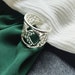 Wide Sterling Silver Filigree Open Work X Statement Ring, Twisted Rope ...