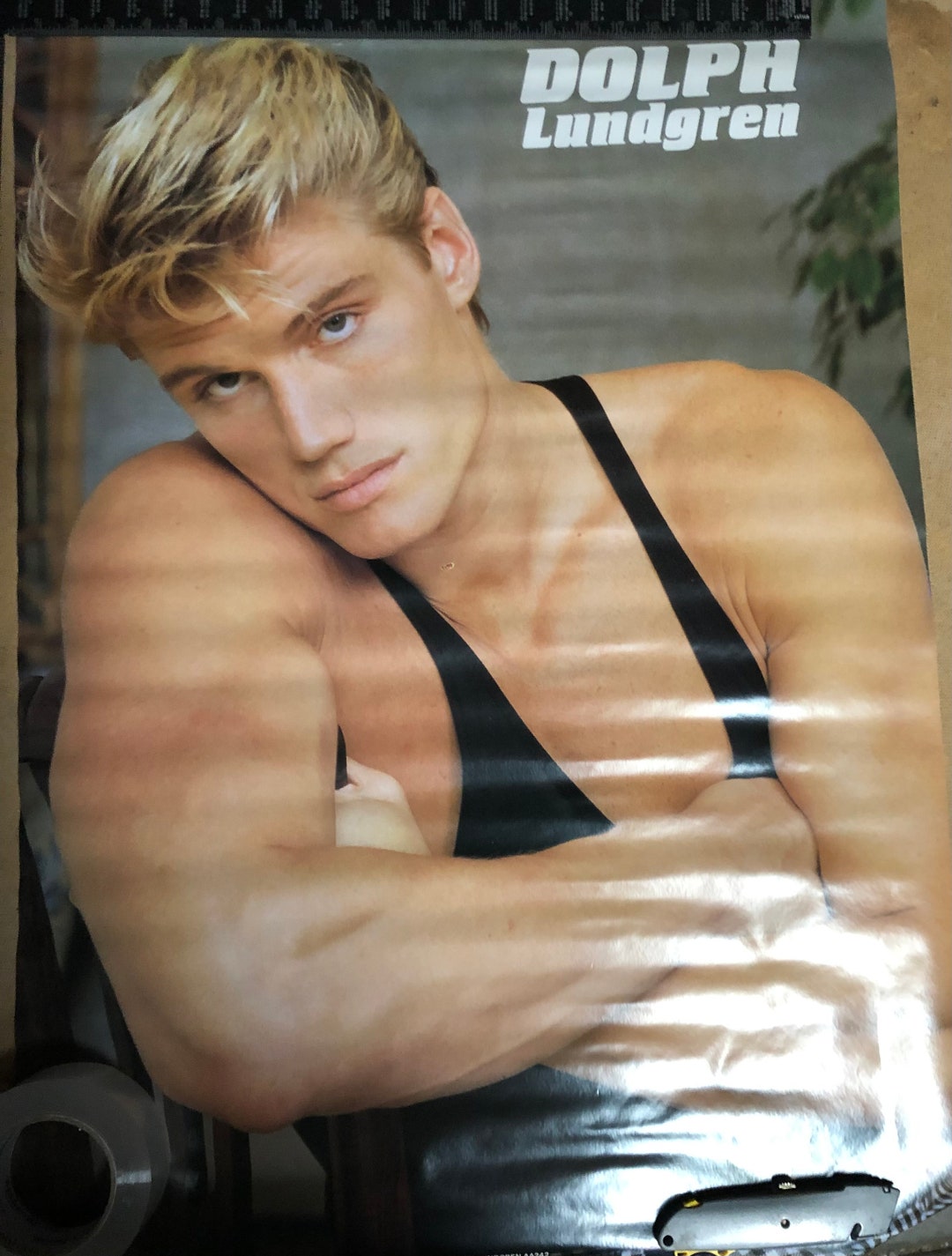 1985 Vintage Dolf Lundgren Poster - Etsy