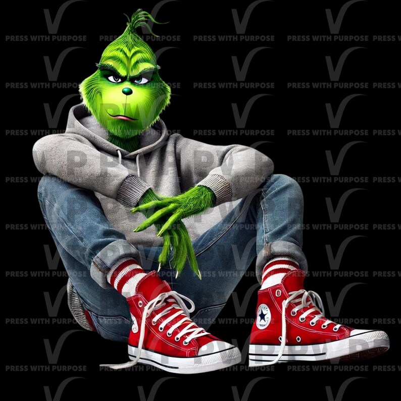 Grinch Png, Grinch Clipart, Chill Guy, Christmas Clipart, Digital ...