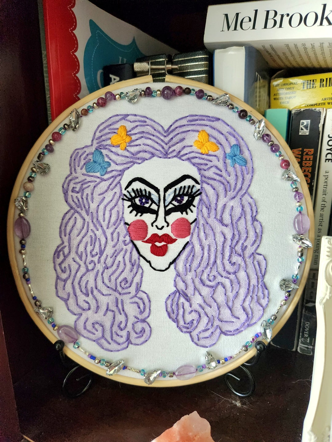 Crystal Methyd Drag Queen Embroidery Signature Make-up Mug 8" - Etsy