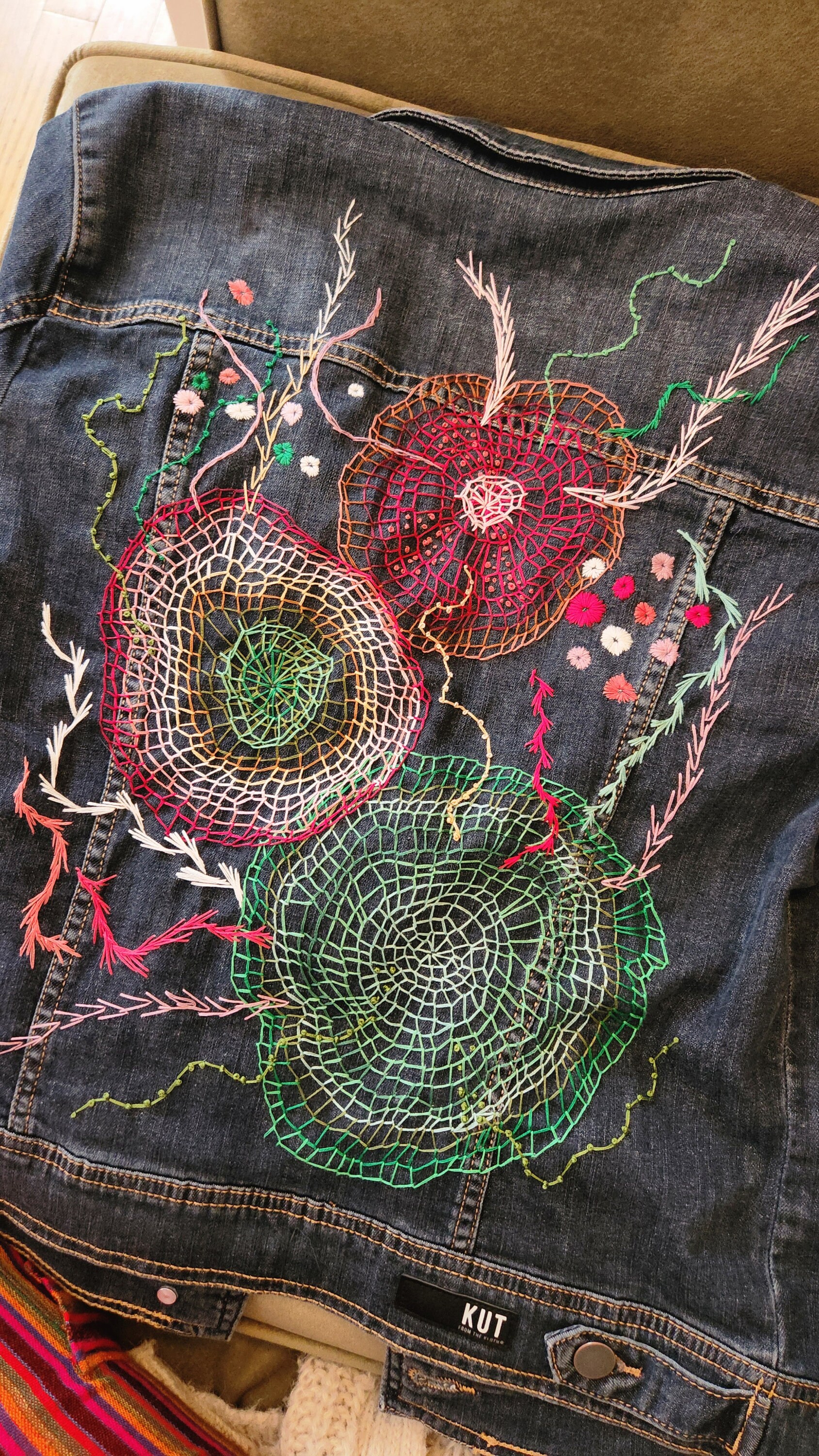 Custom Jean Jacket Embroidery DEPOSIT - Unique Handmade Custom ...