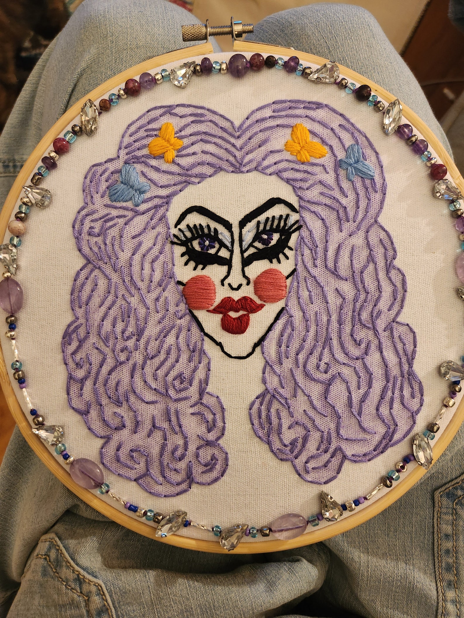 Crystal Methyd Drag Queen Embroidery Signature Make-up Mug 8" - Etsy
