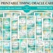 60 PRINTABLE Timing Oracle Cards Personal Use Divine Timing - Etsy