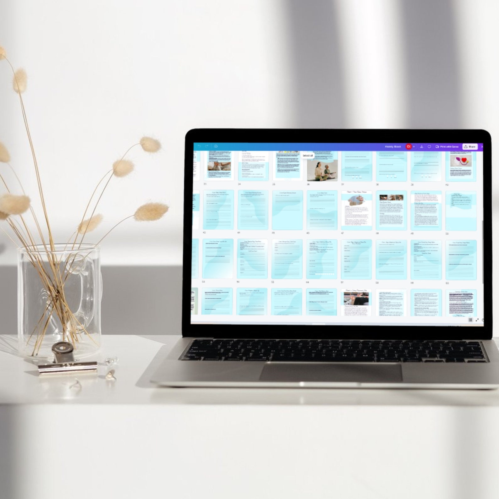 Editable Anxiety Ebook Canva Template Commercial & Personal Use DFY ...