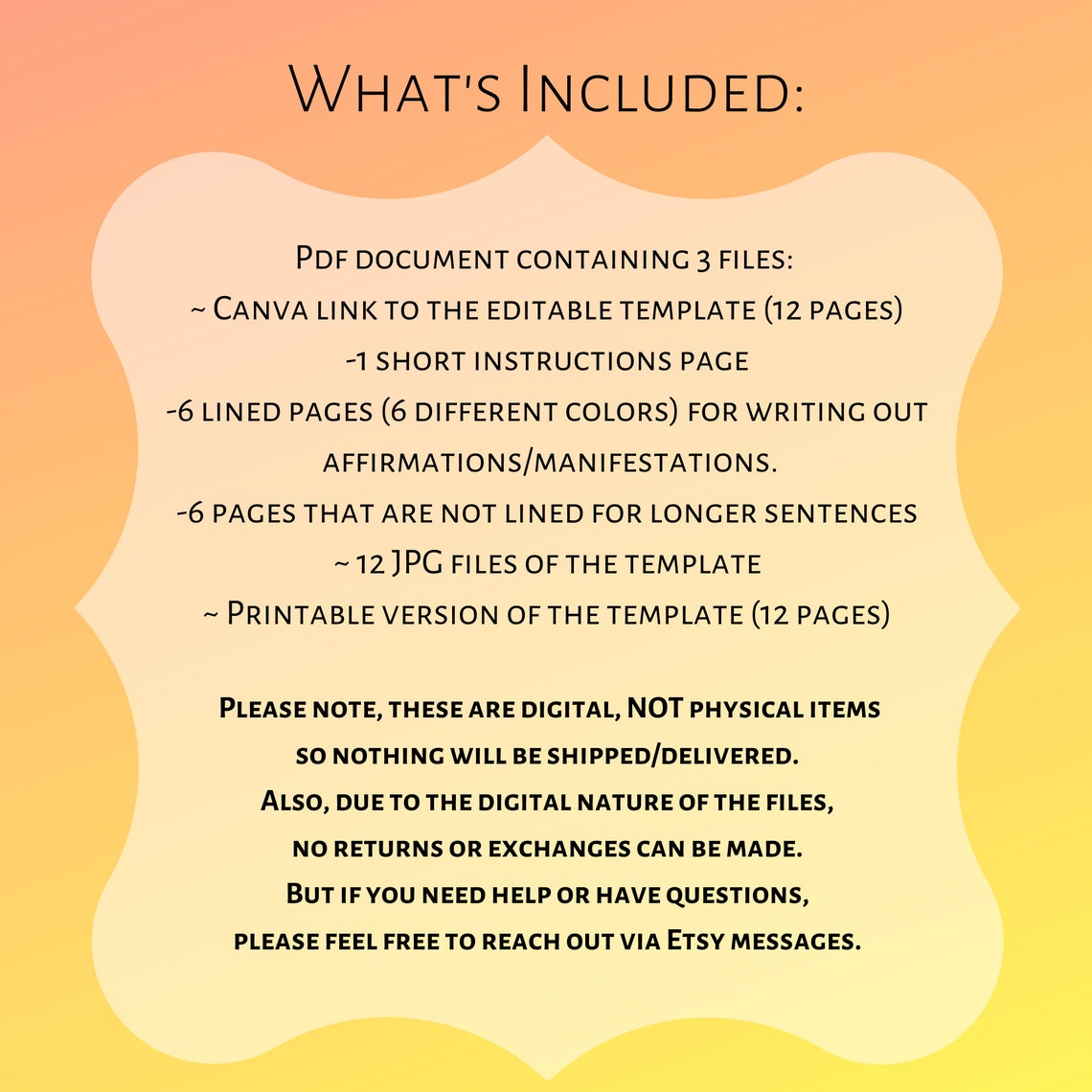 Editable & Printable 369 Method Template Canva Template Commercial Use ...