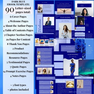 Editable Ebook Bundle Canva Template Commercial Personal Use - Etsy