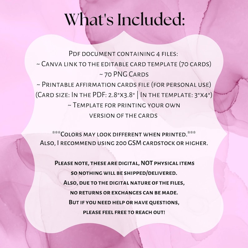 70 Editable & Printable Blank Watercolor Cards Canva Template ...