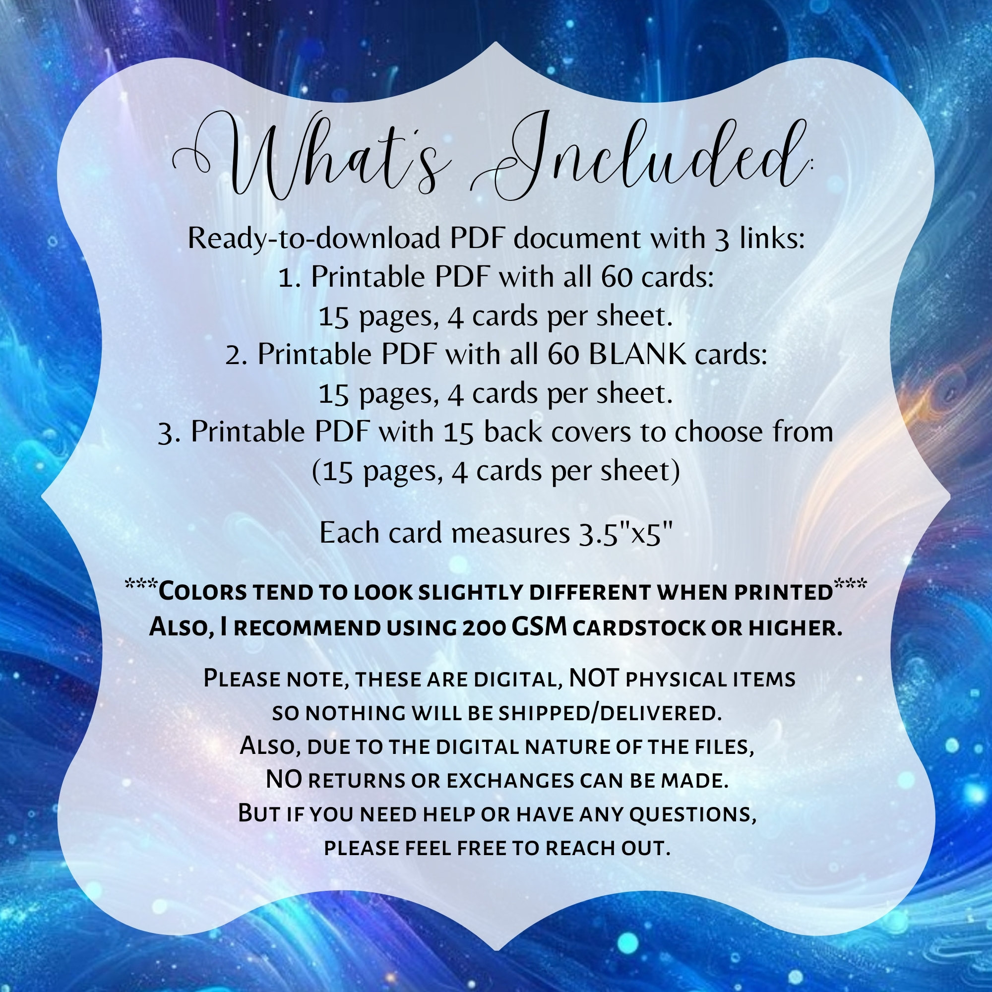 60 PRINTABLE Zodiac Oracle Cards Personal Use Spiritual Guidance ...