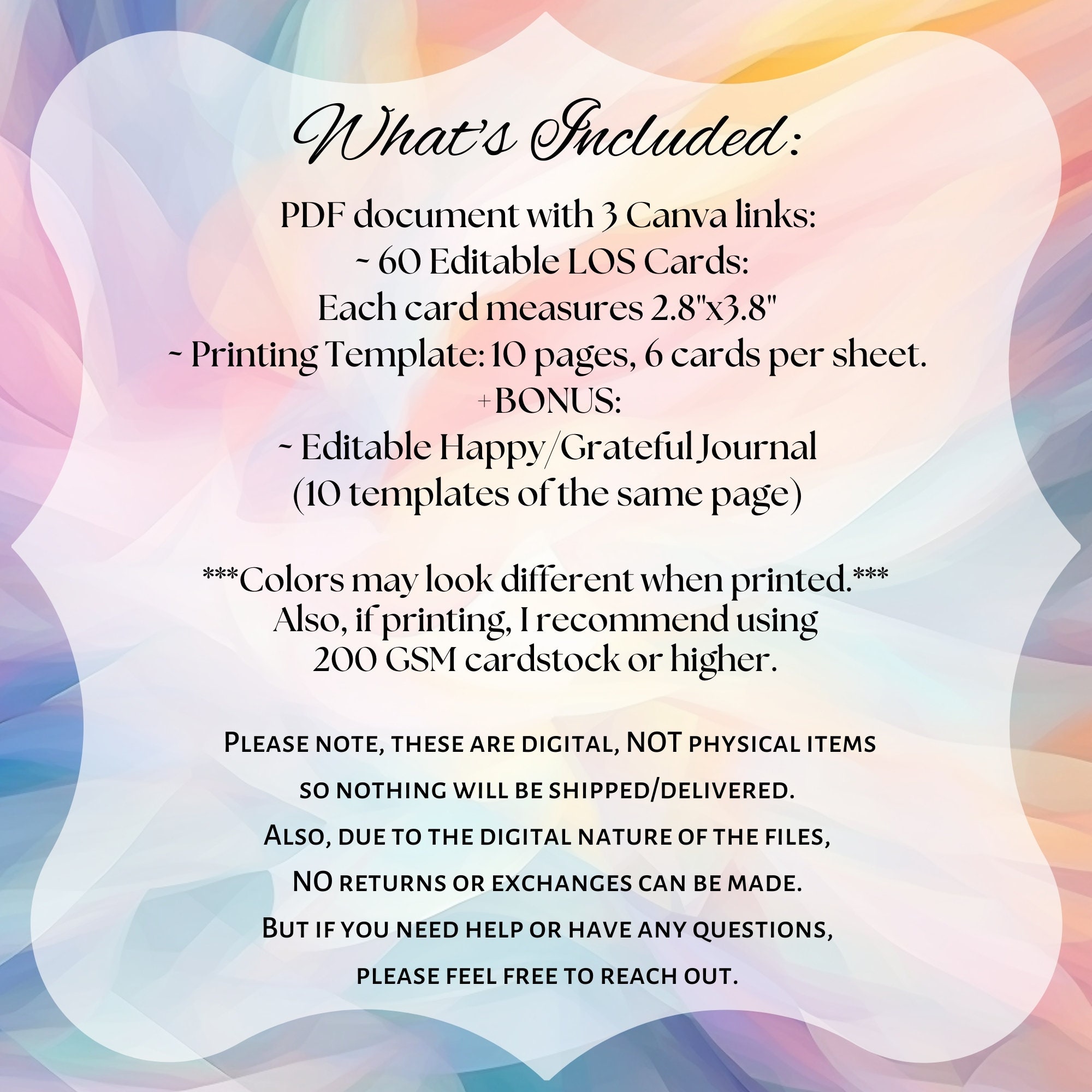 60 Editable Law of Assumption Cards Neville Goddard Colorful Canva ...