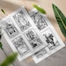 PRINTABLE Rider-waite Tarot Cards (color and Black & White) | Printable ...