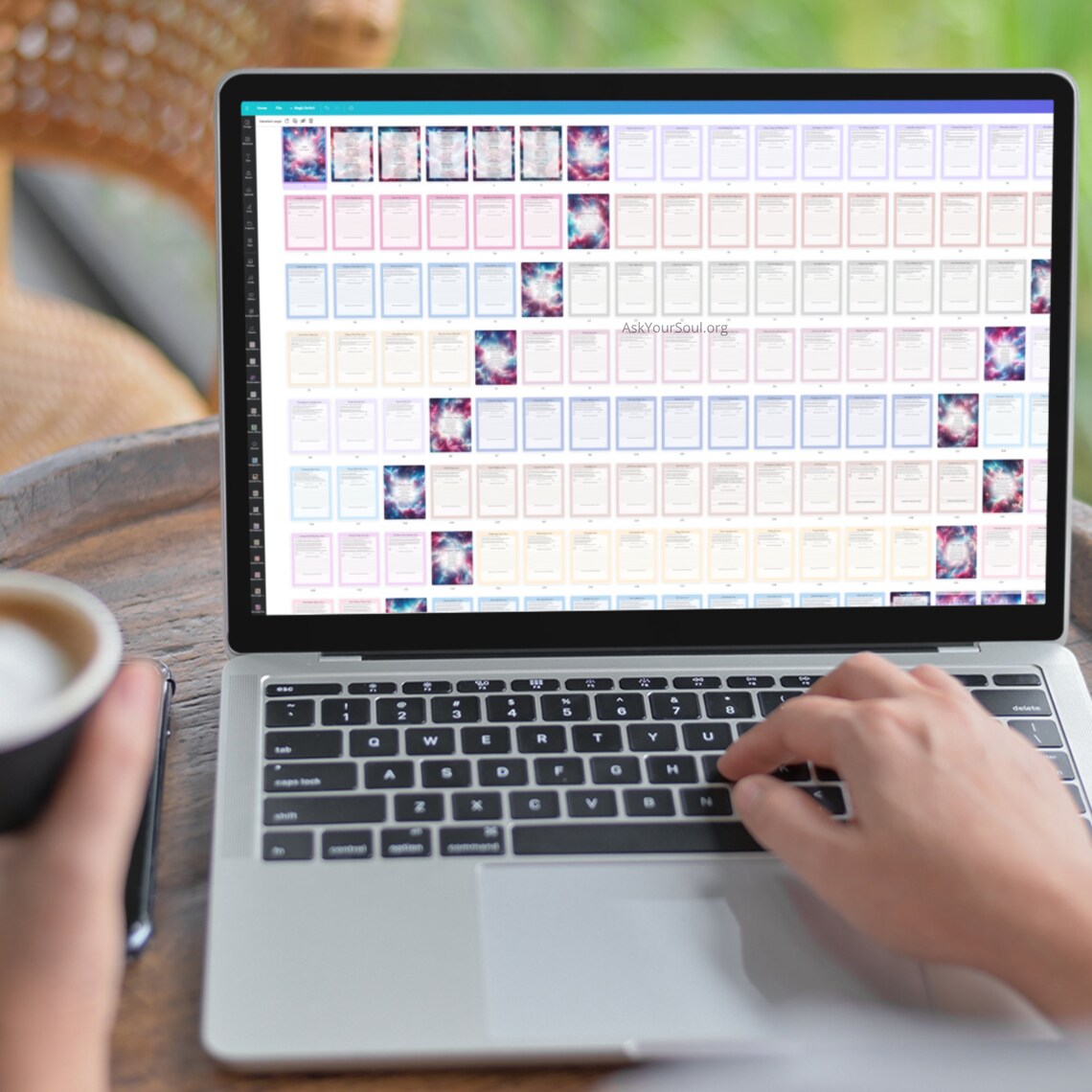 Editable Tarot & Oracle Card Spreads Canva Template Commercial Personal ...