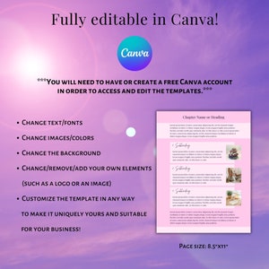 Editable Ebook Bundle Canva Template Commercial Personal Use - Etsy