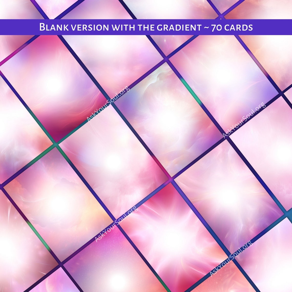 70 Editable Love Message Oracle Cards Colorful Canva Template - Etsy