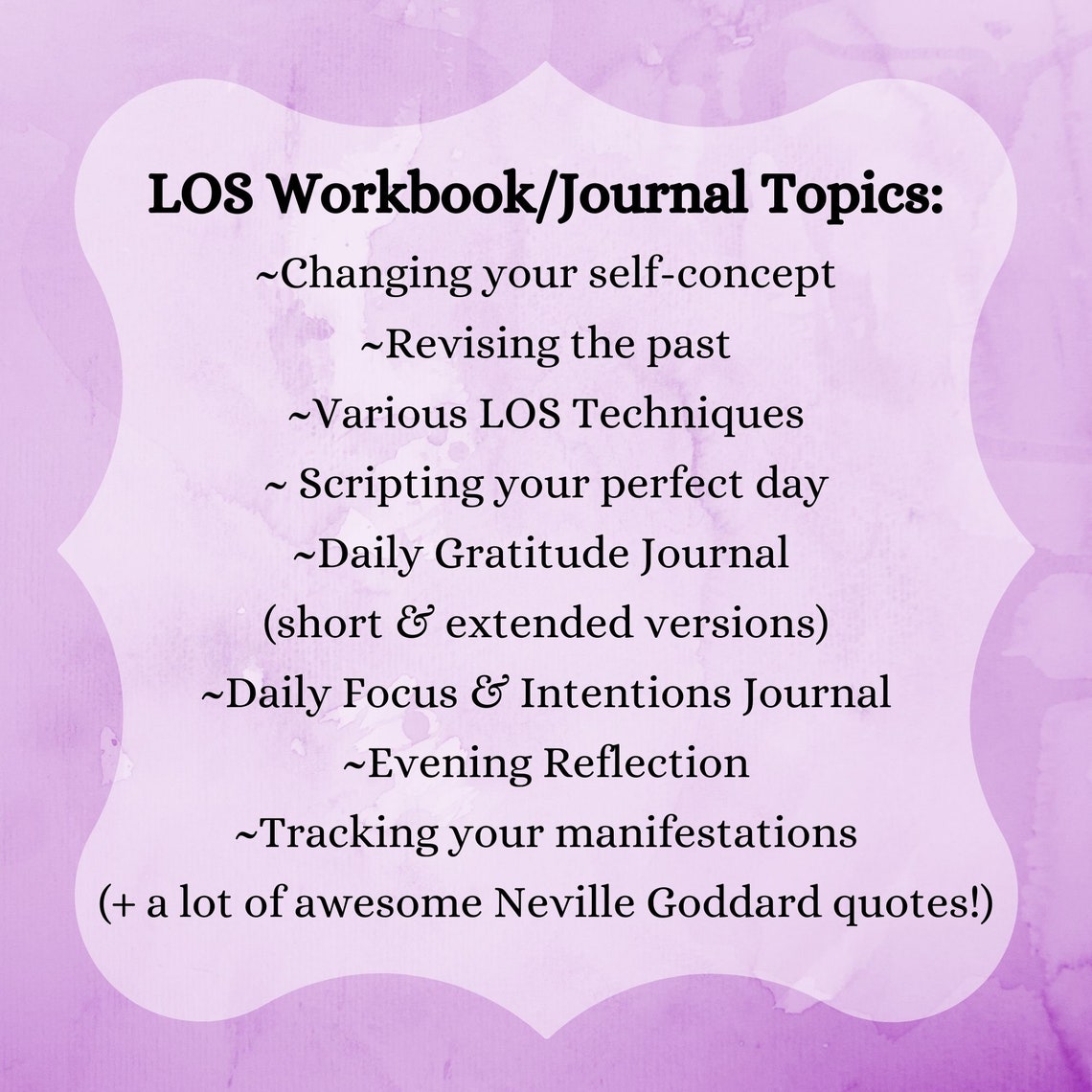 PRINTABLE Law of Assumption Workbook & Journal and Affirmation ...