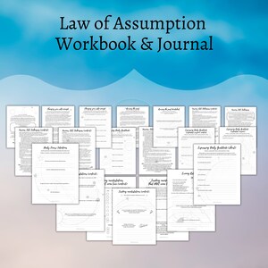 Law of Assumption PRINTABLE Workbook & Journal Reality - Etsy