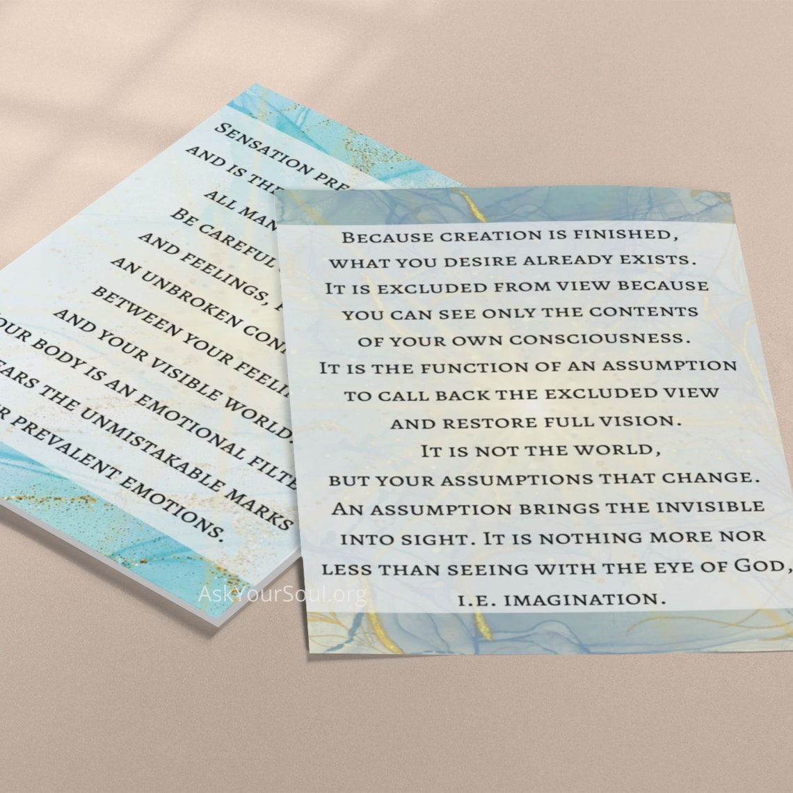 PRINTABLE Neville Goddard Longer Quote Cards (colorful) | Law of ...