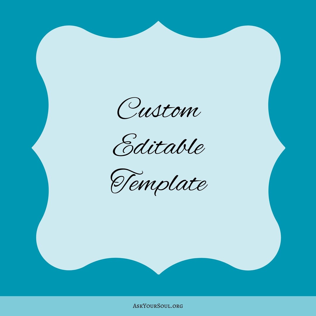Custom-made Editable Template for Sarah H. - Etsy