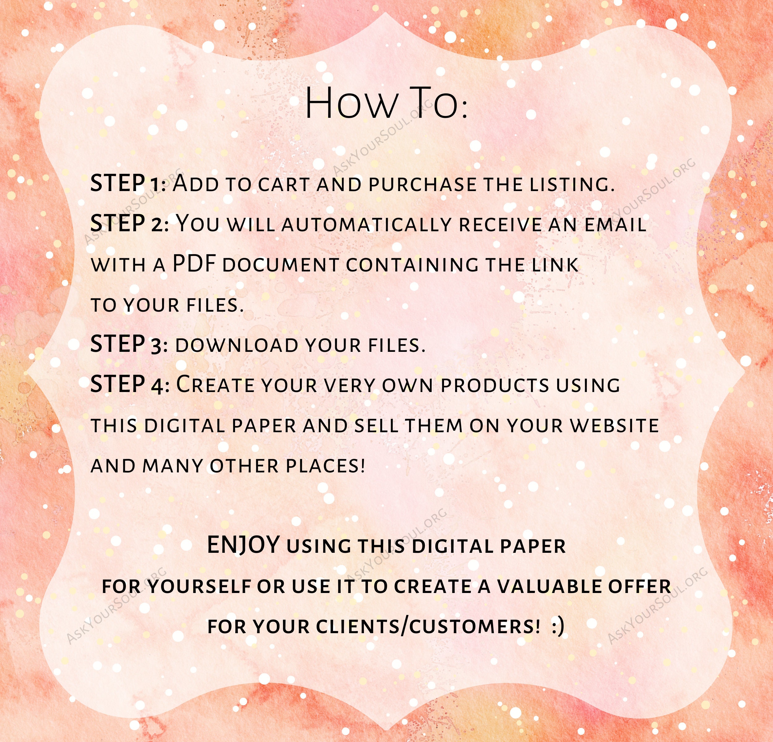 60 Watercolor With Dots Digital Paper Jpgs Colorful Backgrounds Digital ...