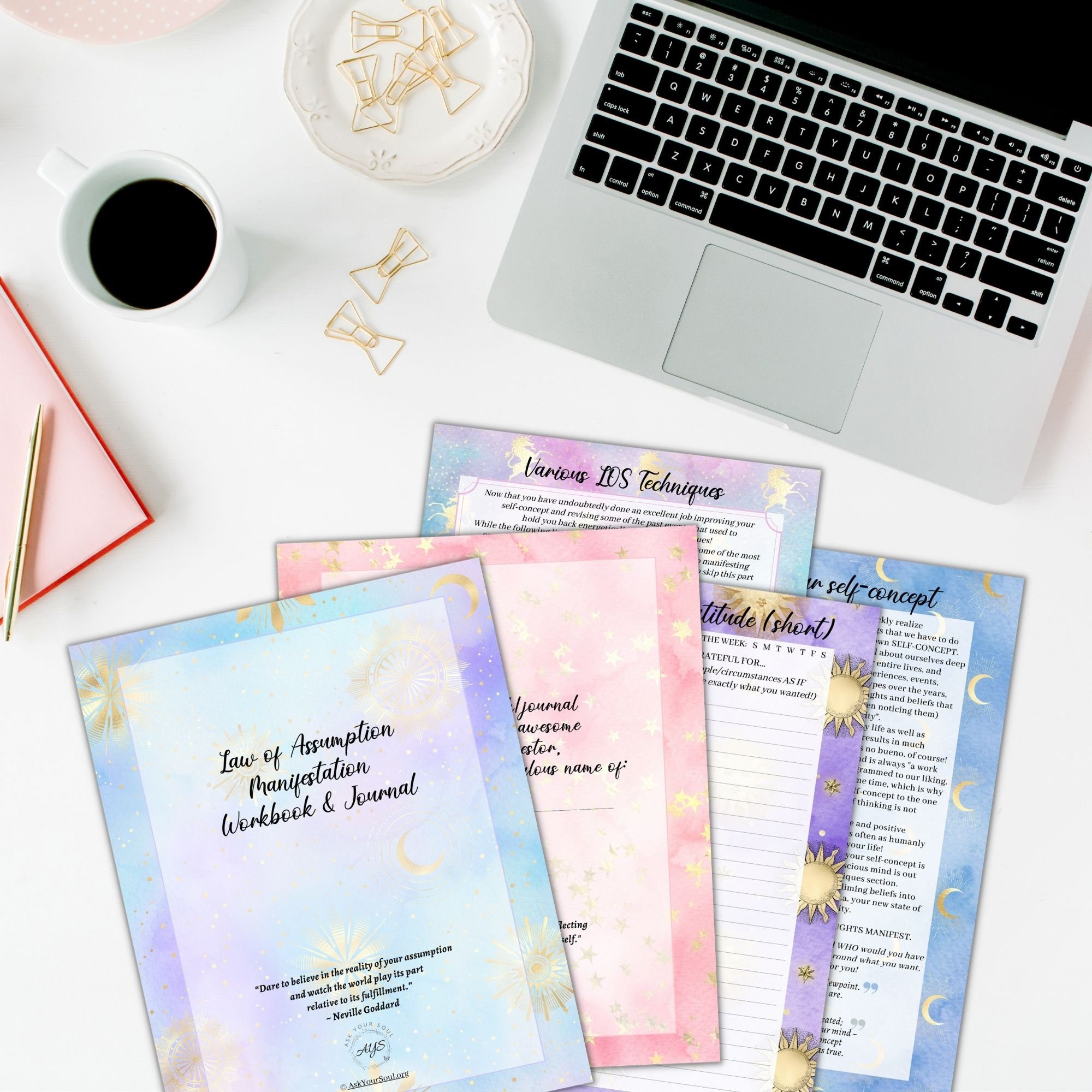 Law of Assumption PRINTABLE Workbook & Journal Colorful Reality ...