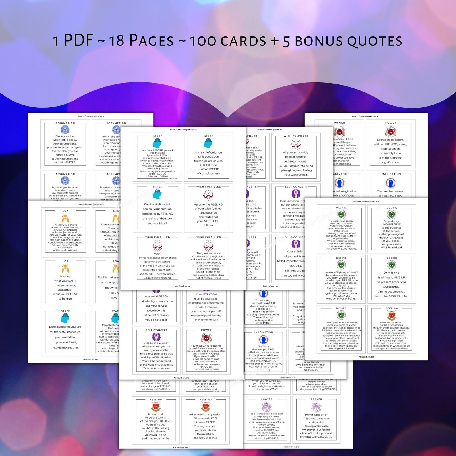 PRINTABLE Neville Goddard Quote Cards (black & White Version)|law of ...