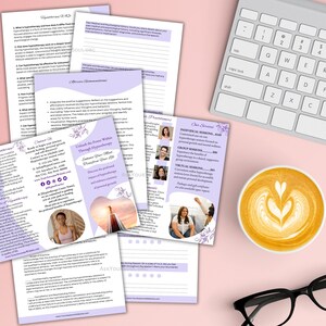 Editable Hypnotherapy Brochure and Forms Canva Template Commercial and ...