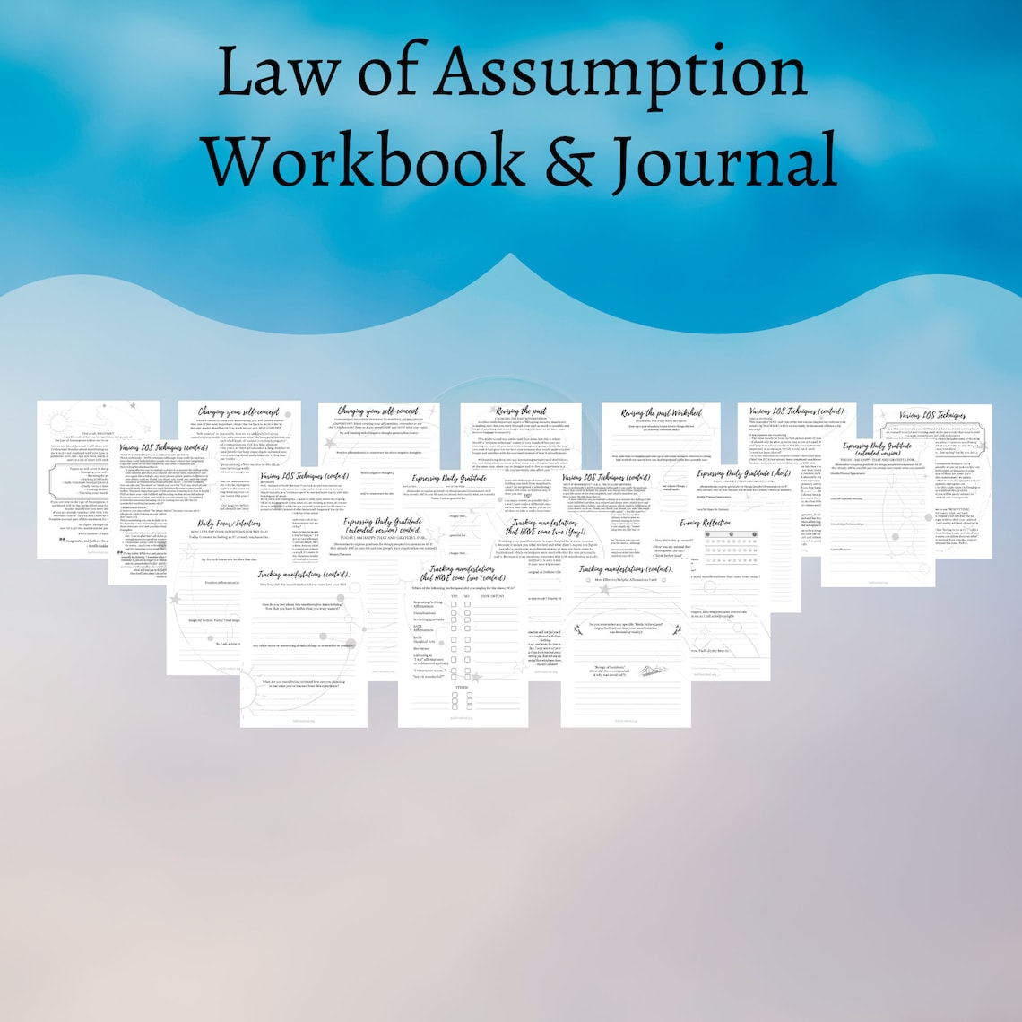 Law of Assumption PRINTABLE Workbook & Journal Gratitude | Etsy