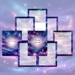 Editable Dream Journal Canva Template Commercial & Personal Use Done ...