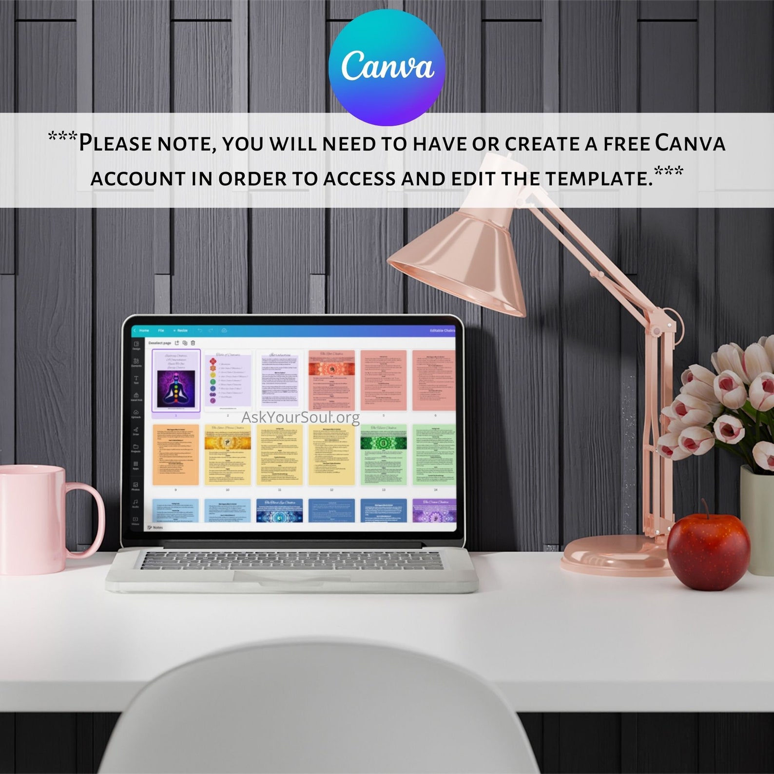 Editable Chakra Guide Canva Template Commercial and Personal Use Done ...