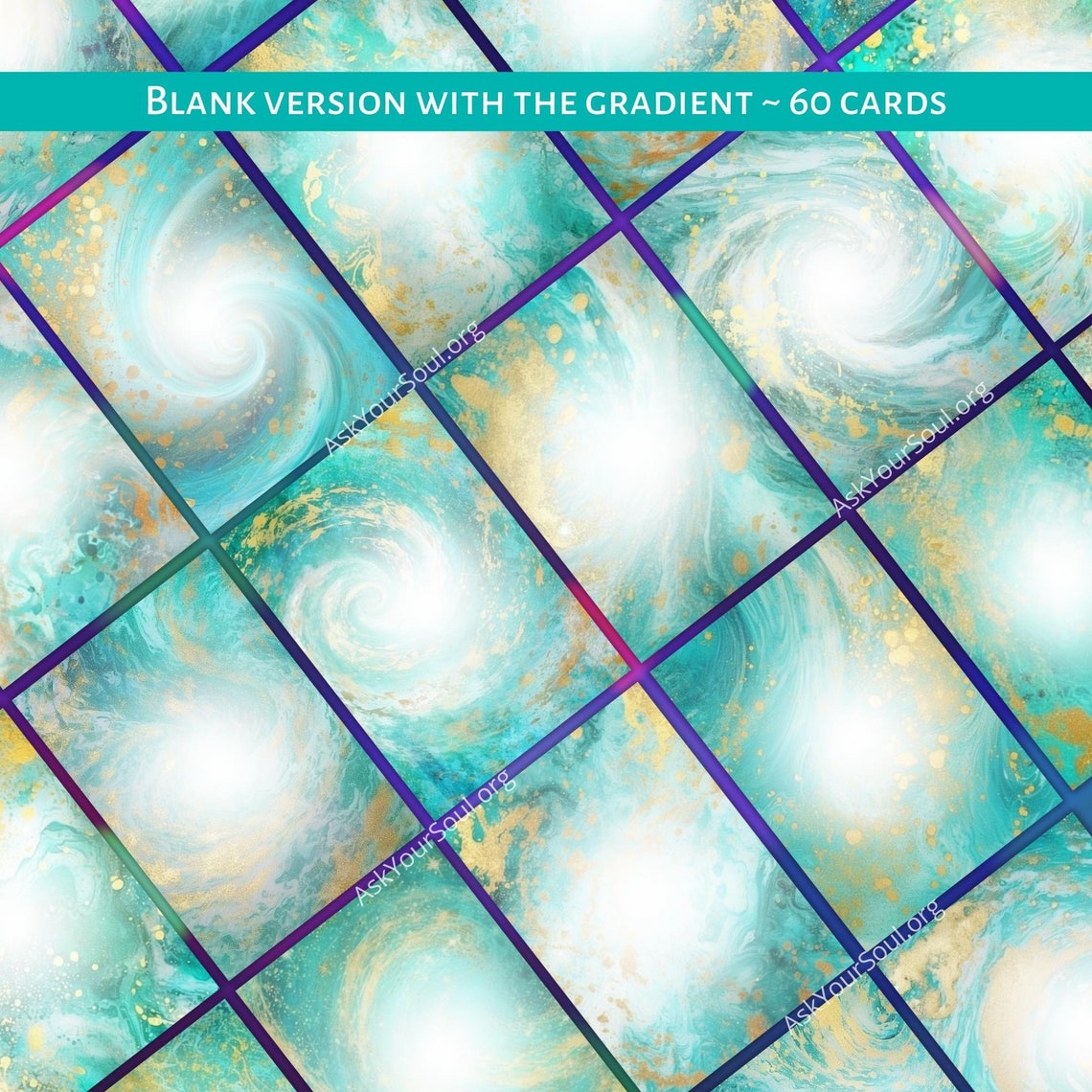 Editable Timing Oracle Cards Canva Template Commercial & Personal Use ...