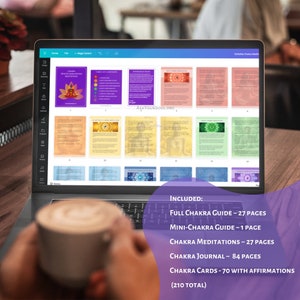Editable Chakra Bundle Chakra Guide Meditations Canva Template ...