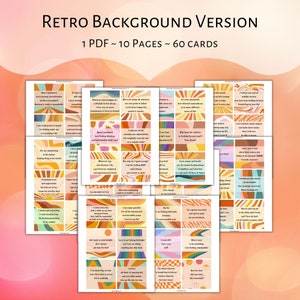 PRINTABLE Sweary Affirmation Cards Bundle Pastel, Retro, Black & White ...