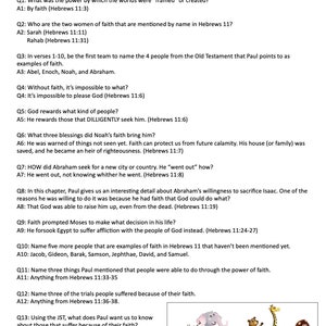 Hebrews 7-13 Slides + Handouts - Etsy