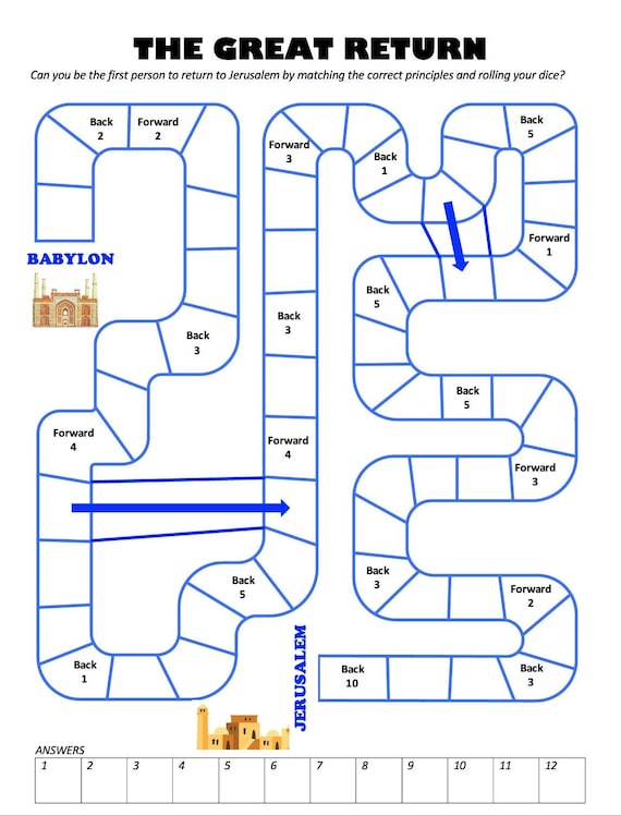 Ezra & Nehemiah Handouts - Etsy
