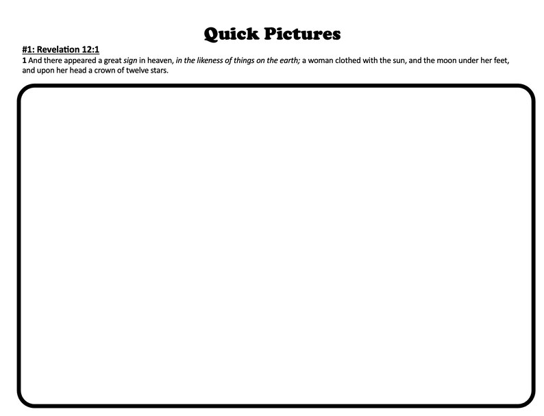 Revelation 7-12 Handouts - Etsy