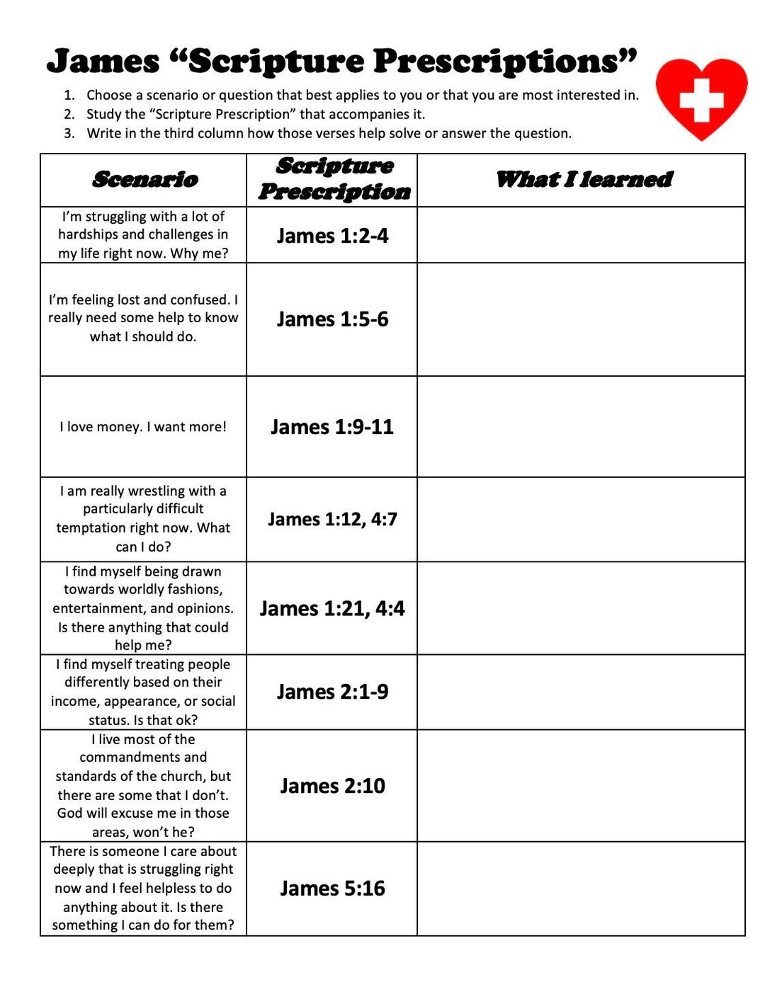 James Handouts - Etsy