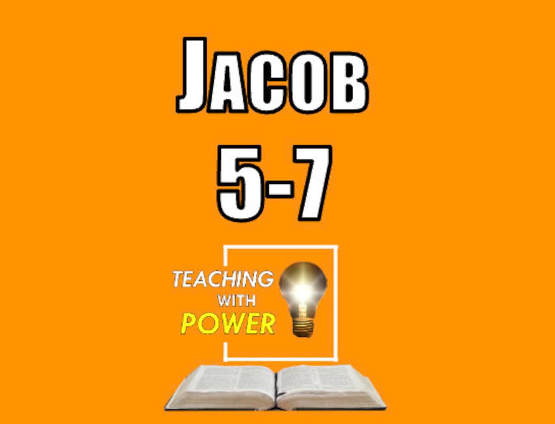 Jacob 5-7 Slides Handouts - Etsy