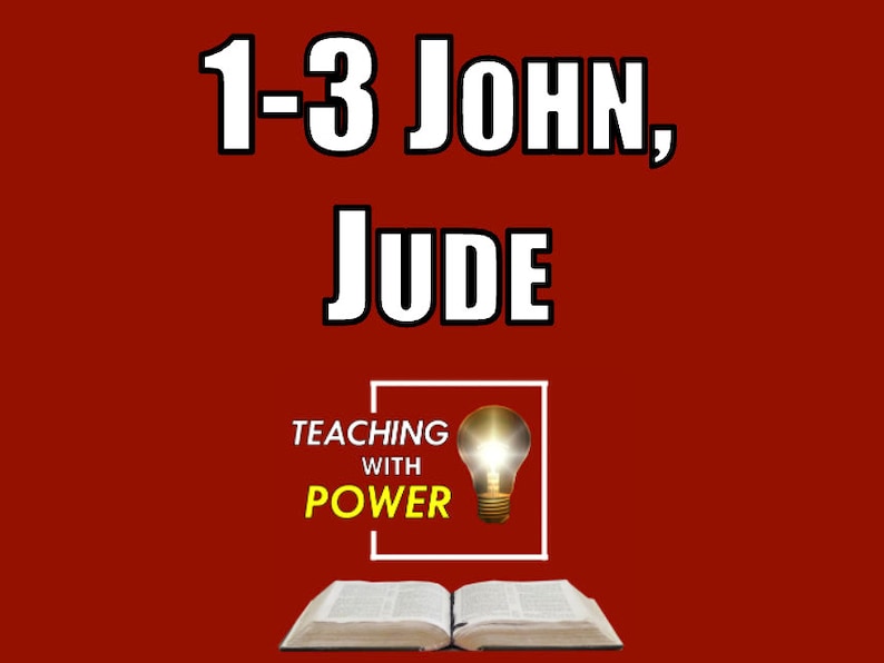 1-3 John, Jude Slides + Handouts - Etsy