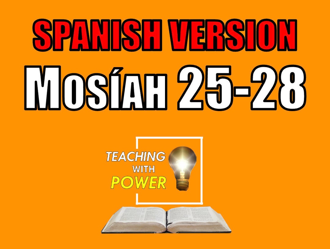 Mosíah 25-28 Diapositivas + Folletos (SPANISH VERSION) - Etsy