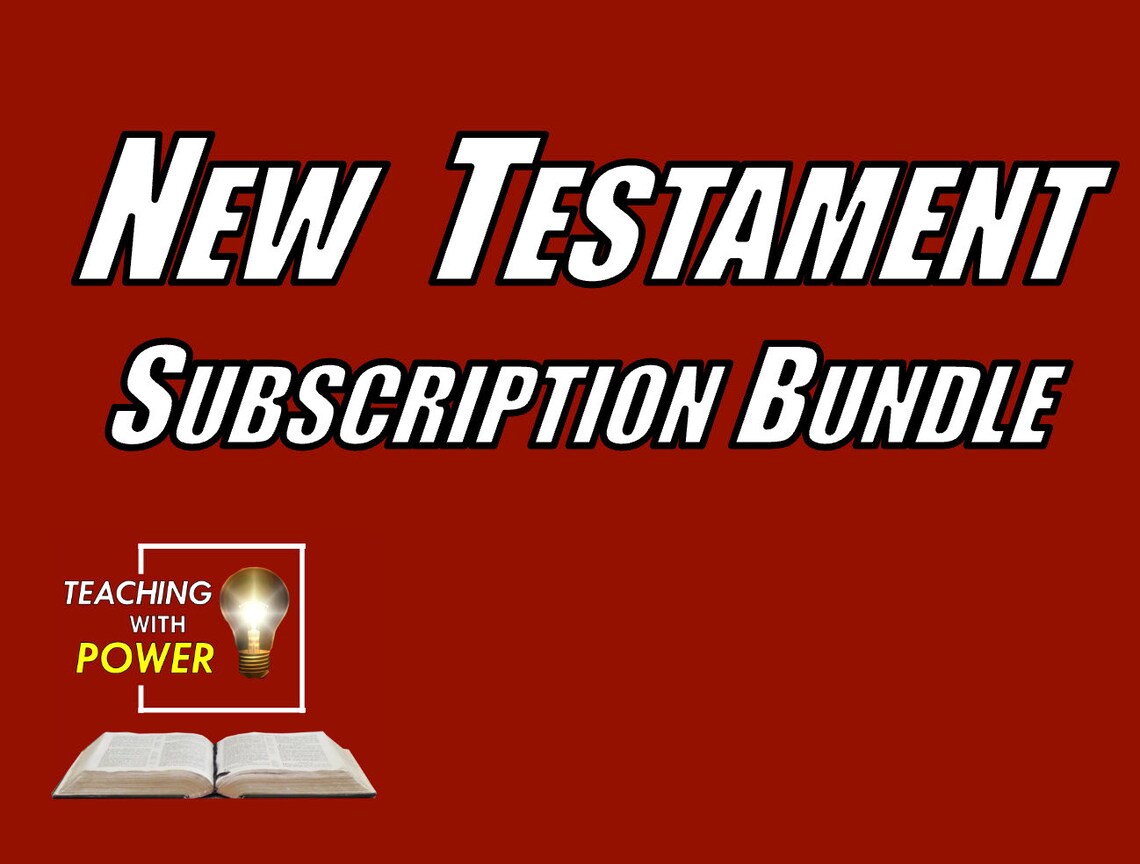 New Testament Bundle Subscription—all Slides, Handouts, and Lesson ...